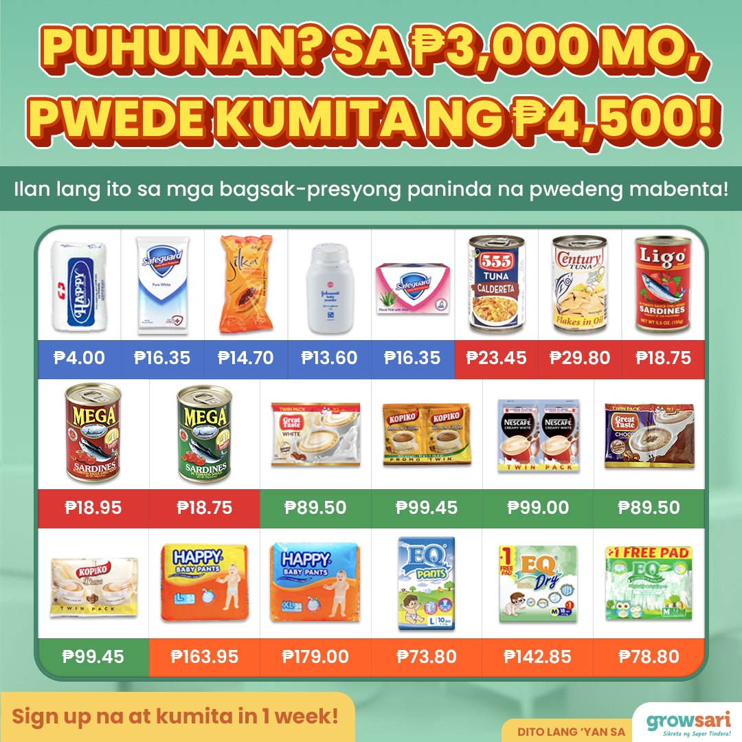 Negosyo From Home? Maging Online Reseller na! - Growsari SuperTindera